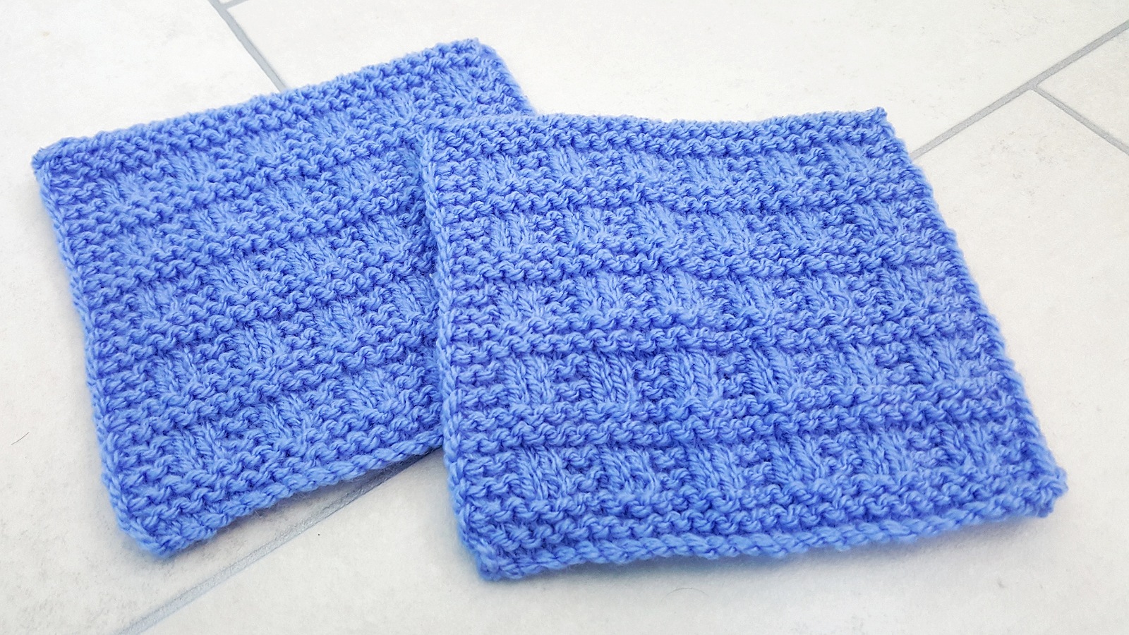 Broken Checkerboard Bonding Square Pattern - The Fated Knitter